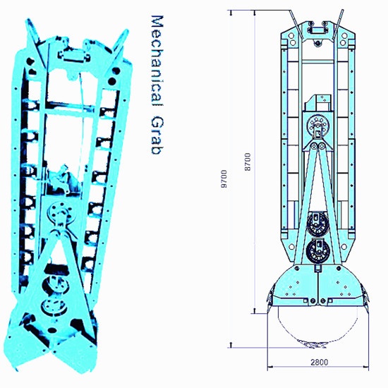 Diaphragm Wall Grab XG700E Underground Diaphragm Wall Hydraulic Grab